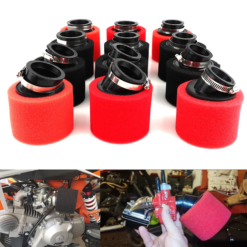 Dirt-Pit-Bike-Foam-Air-Filter-Motocicleta-e-Scooter-Bend-Neck-Cleaner ...