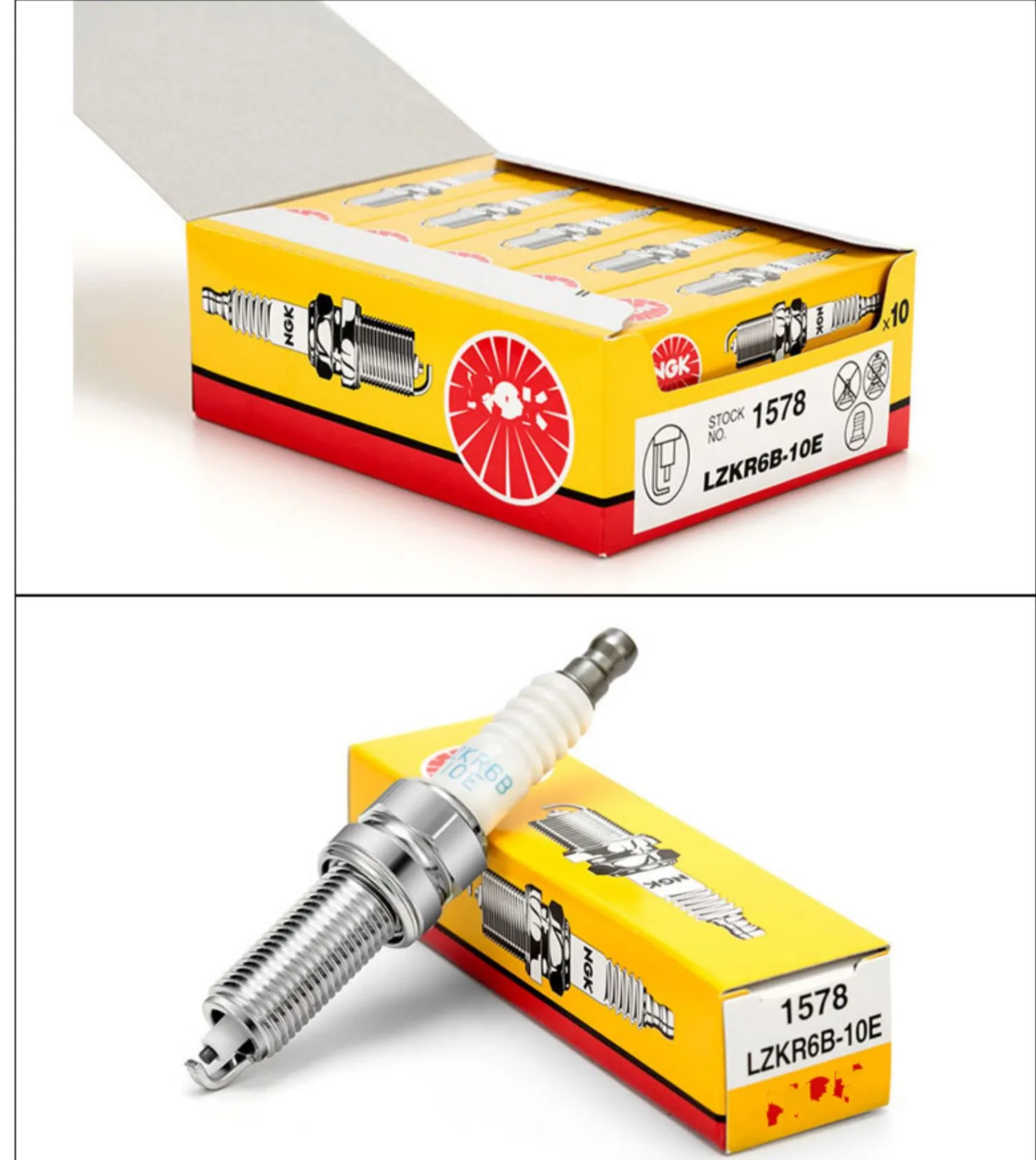 4pcs-Original-NGK-LZKR6B-10E-1578-OE-18854-10080Spark-Plug-For-Elantra ...