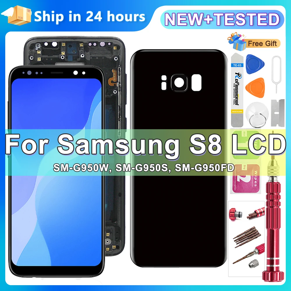100-Tested-S8-TFT-LCD-For-Samsung-Galaxy-S8-G950-SM-G950FD-Lcd-Display ...