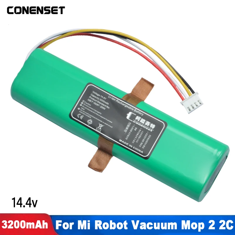 14-4V-3200mAh-Battery-Pack-For-Xiaomi-Mi-Robot-Vacuum-Mop-2-XMSTJQR2C ...