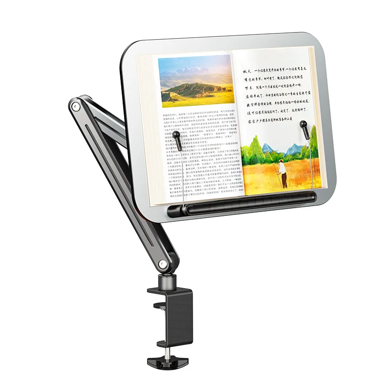 Book-Stand-for-Reading-Adjustable-Holder-with-Pad-books-Foldable ...