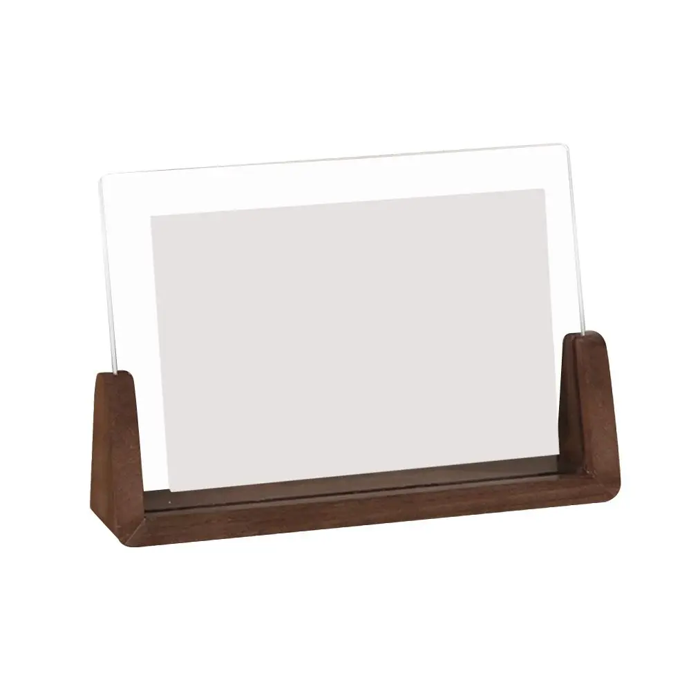 Walnut/Beech U-Shape Acrylic Photo Frame – Crafting Corner