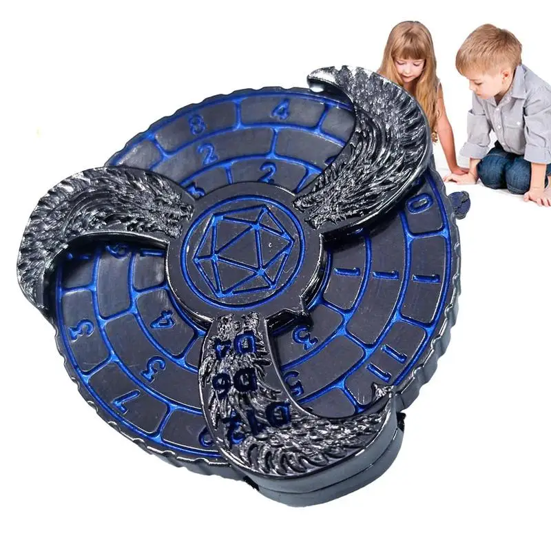 Table-Games-Cool-Dice-Dragon-Design-Dice-Disc-Engraved-Letter-Number ...