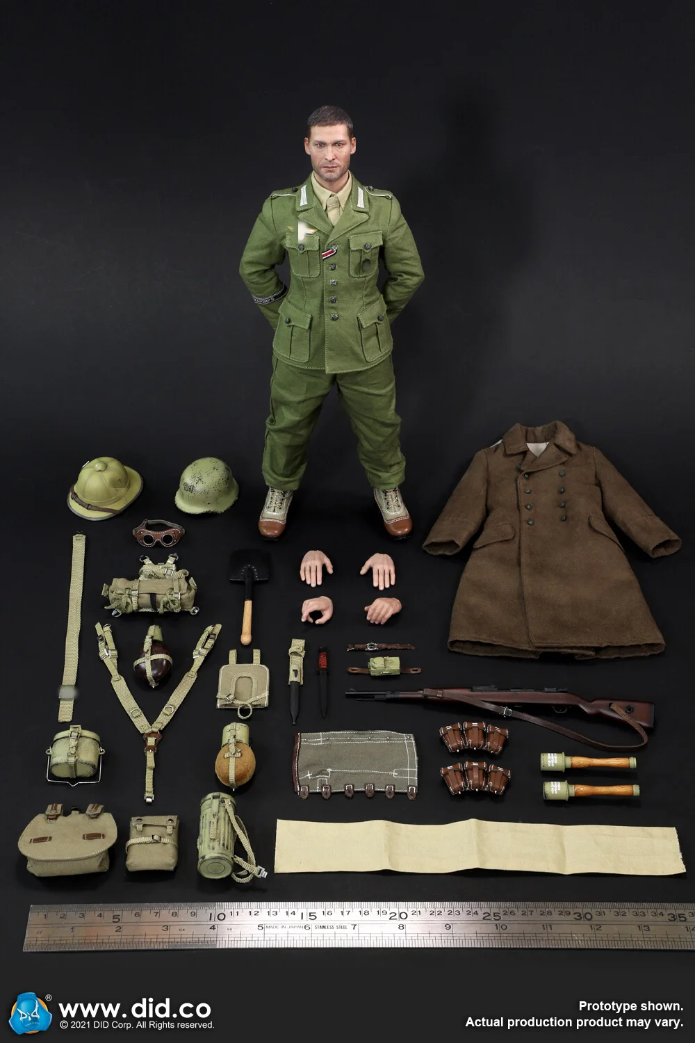 1/6 DID D80152 WWII Series North Africa Infantry Of The German Action ...