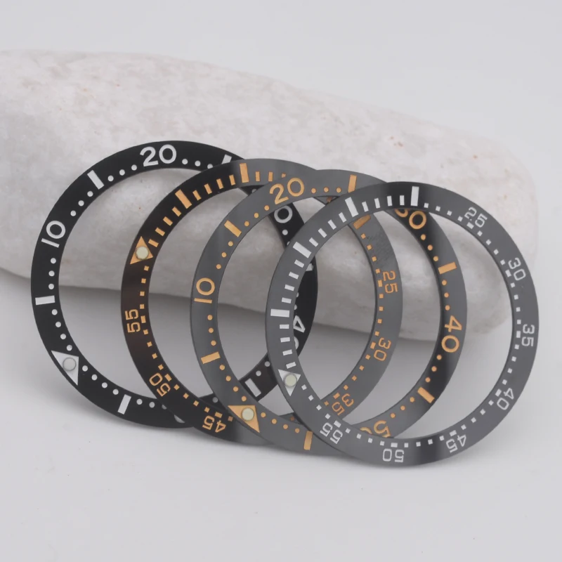 38mm SPB185 SPB187 Ceramic Watch Bezel Insert Ring Fit Watch case Bezel ...