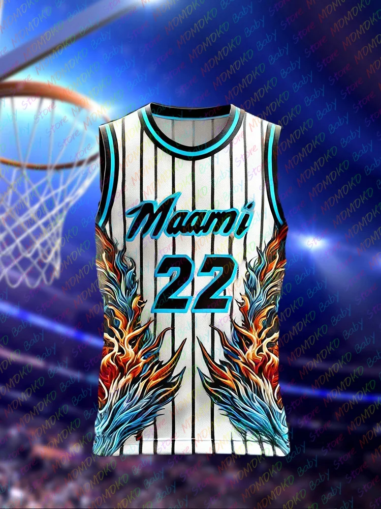2024-New-Arrivals-Children-s-Basketball-Jersey-Miami-Special-Edition ...