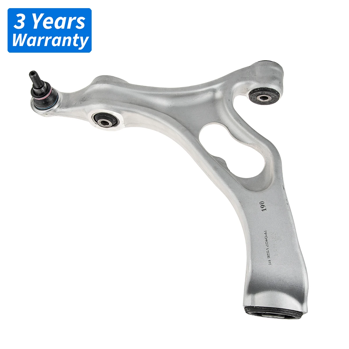 Front Axle Right, Lower Wheel Suspension Control Arm 7P0407152E ...