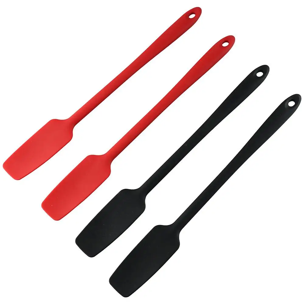 1pcs-Long-Handle-Rubber-Spatula-Non-Stick-Silicone-Jar-Spatula ...
