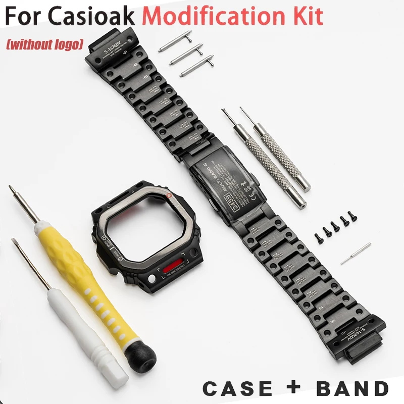 Titanium Alloy Refit Mod Kit For Casioak DW5600 DW5610 GW-M5610 ...