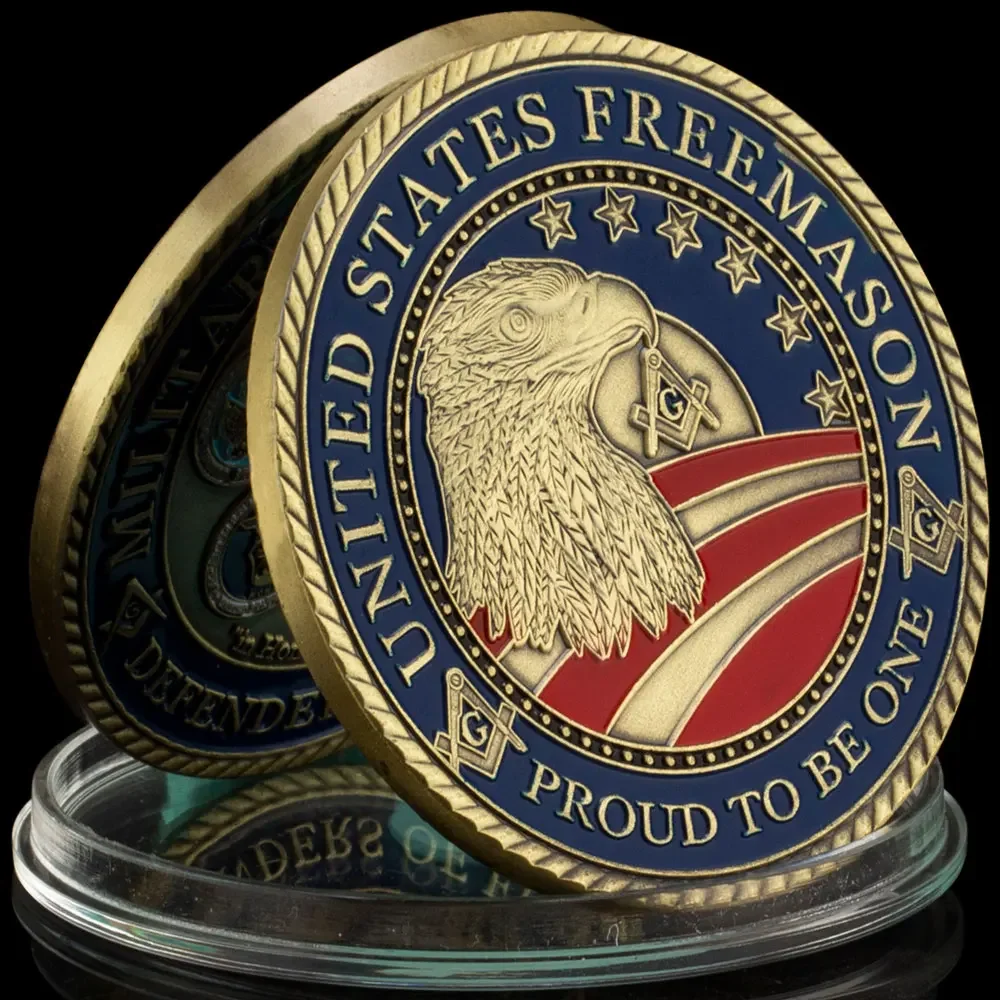United-States-Freemason-Ancient-Bronze-Souvenir-Coin-Military-Freemason ...