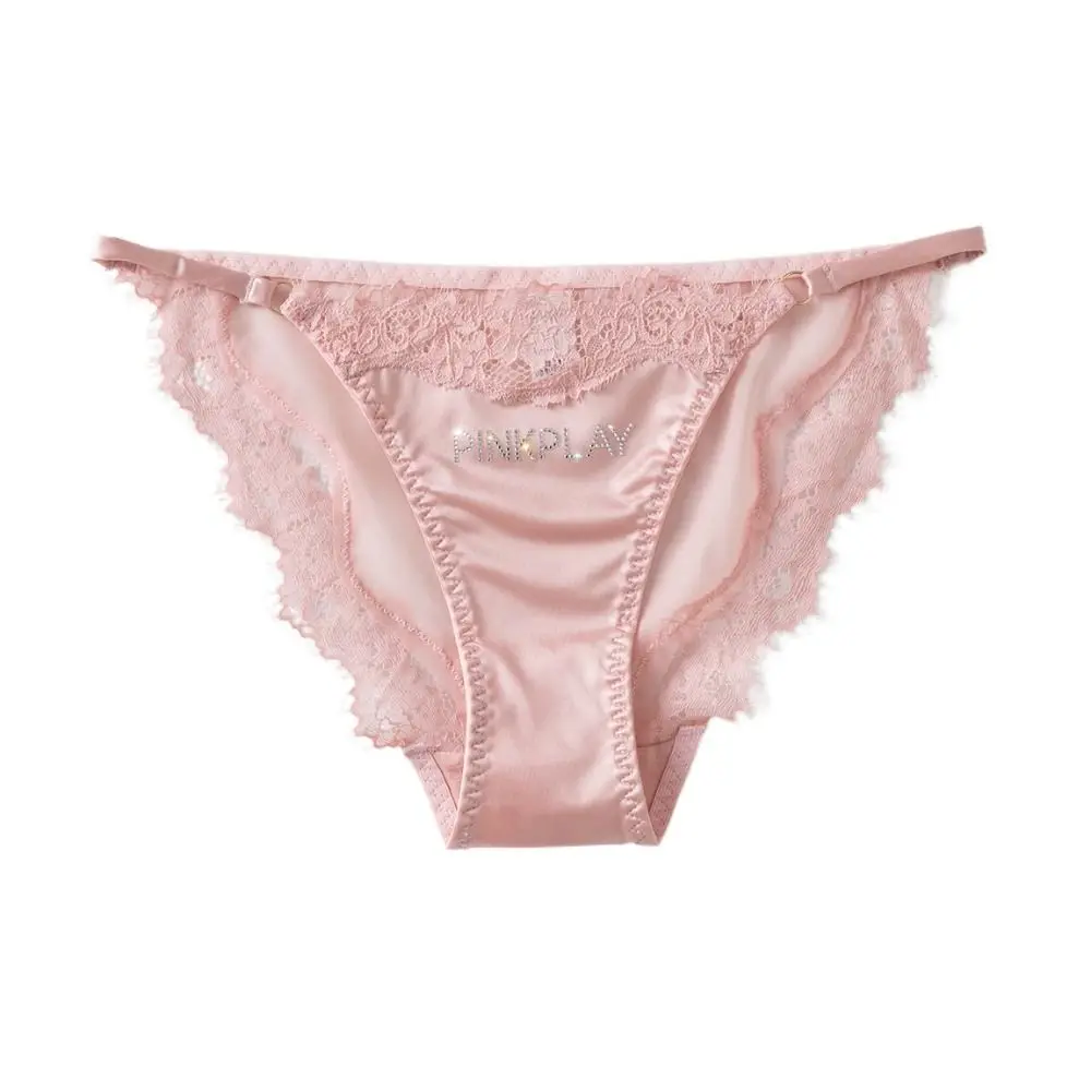 Crystal-Letter-Satin-Silk-Panties-Thin-Belt-Underwear-Rhinestone-Lace ...