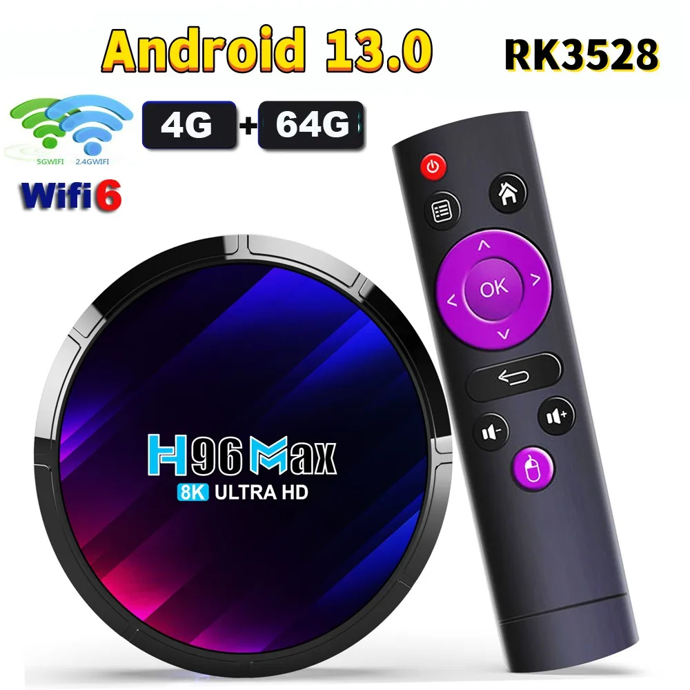 H96-MAX-RK3528-Smart-TV-Box-Android-13-Rockchip-3528-Quad-Core-Support ...