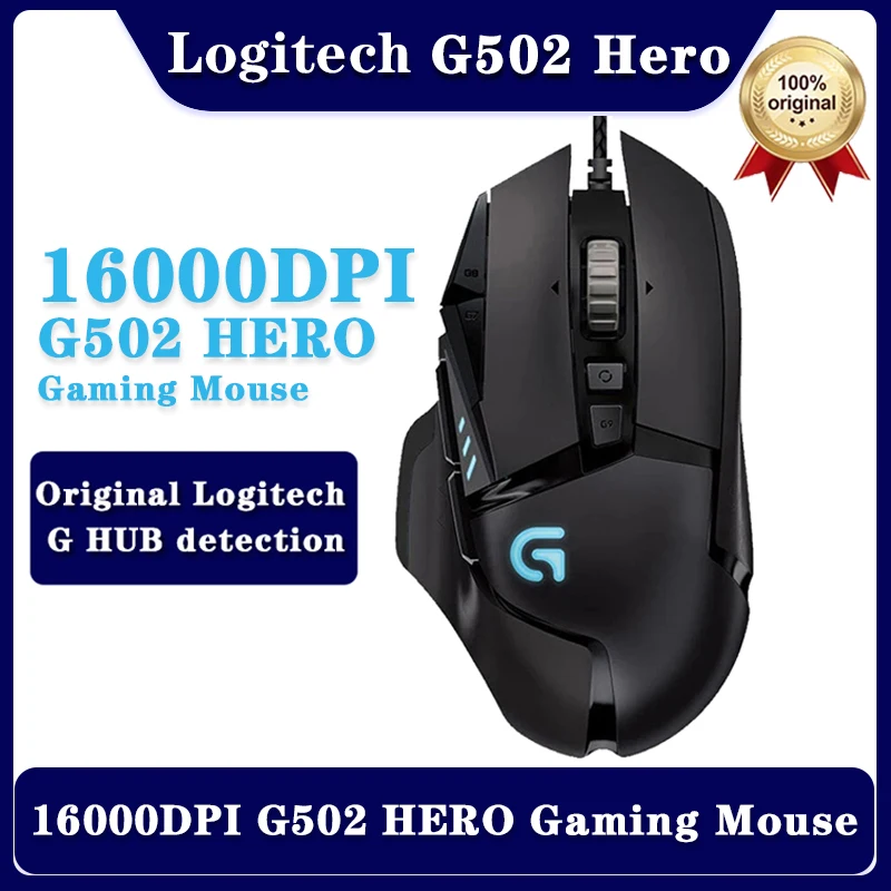 Original-Logitech-G502-hero-Master-Wired-Gaming-Mouse-G304-G305-ports ...