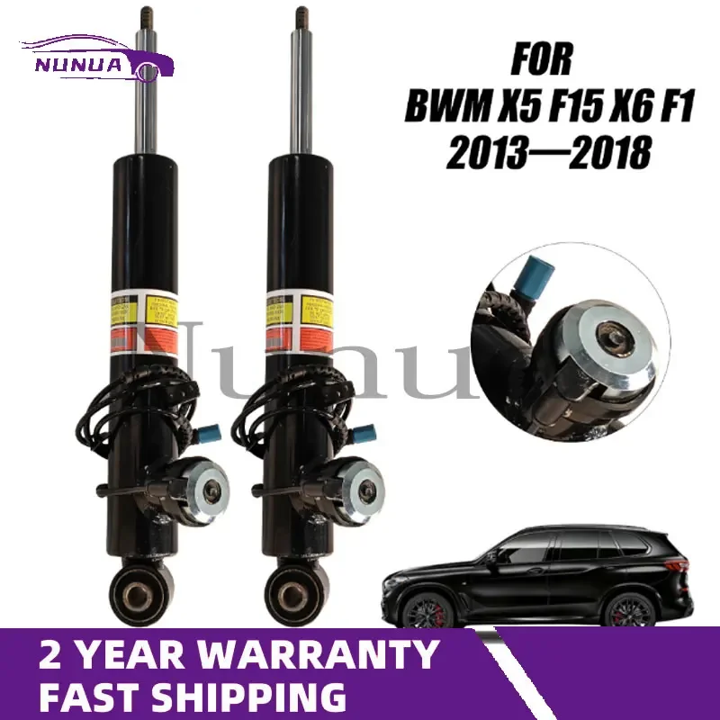 2pcs Front OR Rear Air Suspension Shock Absorbers For BMW X5 X5M F15 X6 ...