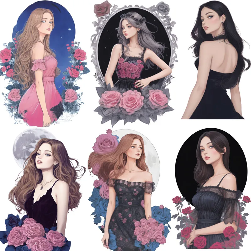 Manga-Girl-Stickers-Crafts-And-Scrapbooking-stickers-kids-toys-book ...