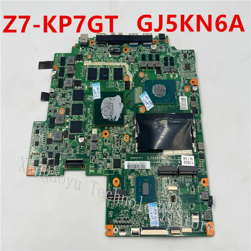 기계 혁명용 Hasee Z7 KP7GT GE5S 노트북 마더보드, GJ5KN6A I7 7700HQ GTX1060, 6G 100% 완벽 테스트| | - AliExpress
