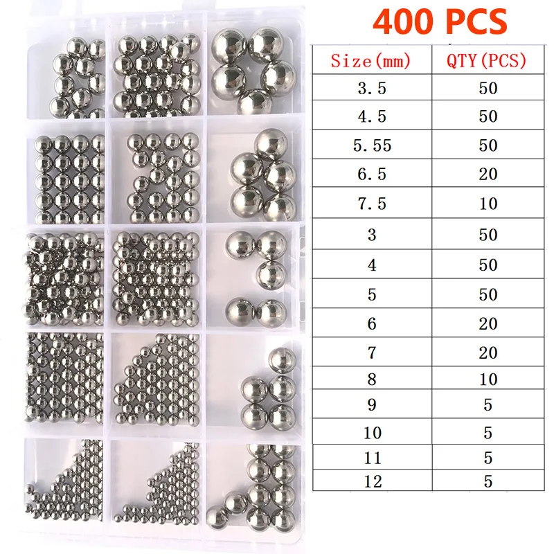Precision Bearing 150/400/520PCS 304 Stainless Steel Solid Ball Steel ...