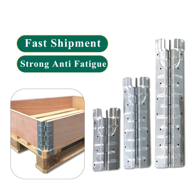 Durable-Wooden-Box-Packing-Pallet-Galvanized-Steel-Collar-Hinge ...