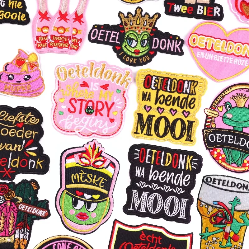 Oeteldonk Emblem Full Embroidered Patch Netherland Carnival Patches For ...
