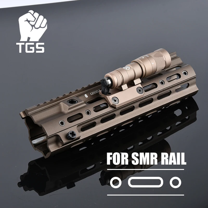 Airsoft-Flashlight-Fit-SMR-Rail-mini-Scout-Light-Offset-Side-Mount-For ...