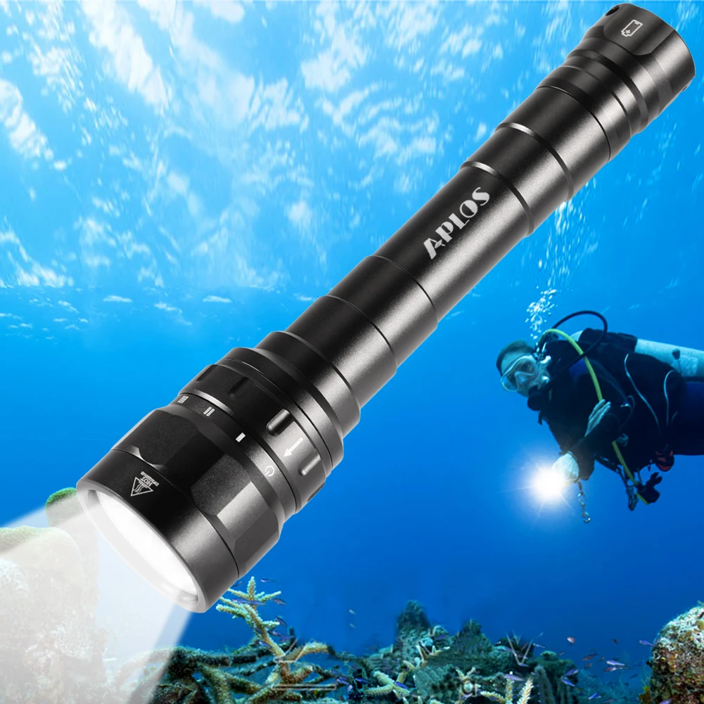 APLOS AP30 3100lm Diving Flashlight Cree XPL LED Scuba Dive Light, IPX8 ...