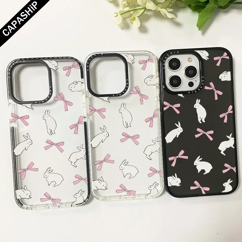 Funda-de-silicona-con-cinta-de-seda-rosa-para-Iphone-carcasa ...