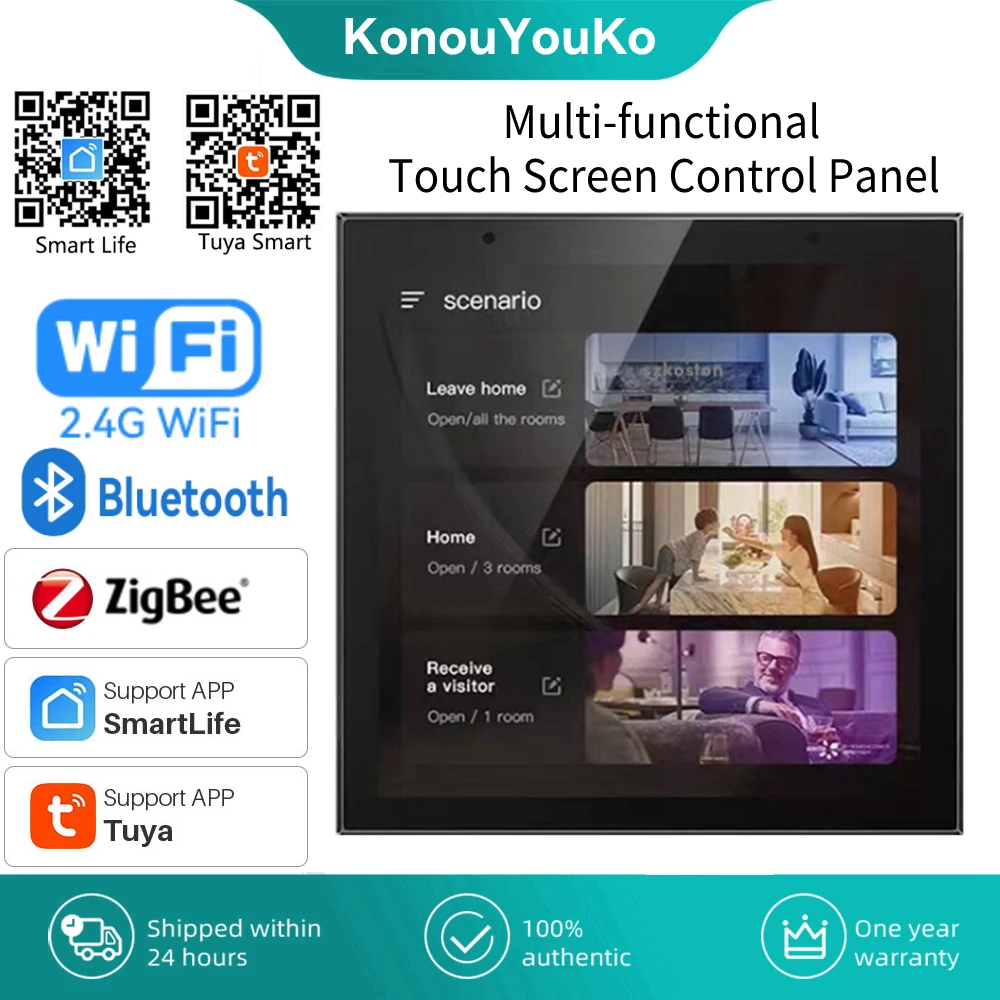 Smart Home Automation Touch Control Panel | Smart Panel Home Automation ...