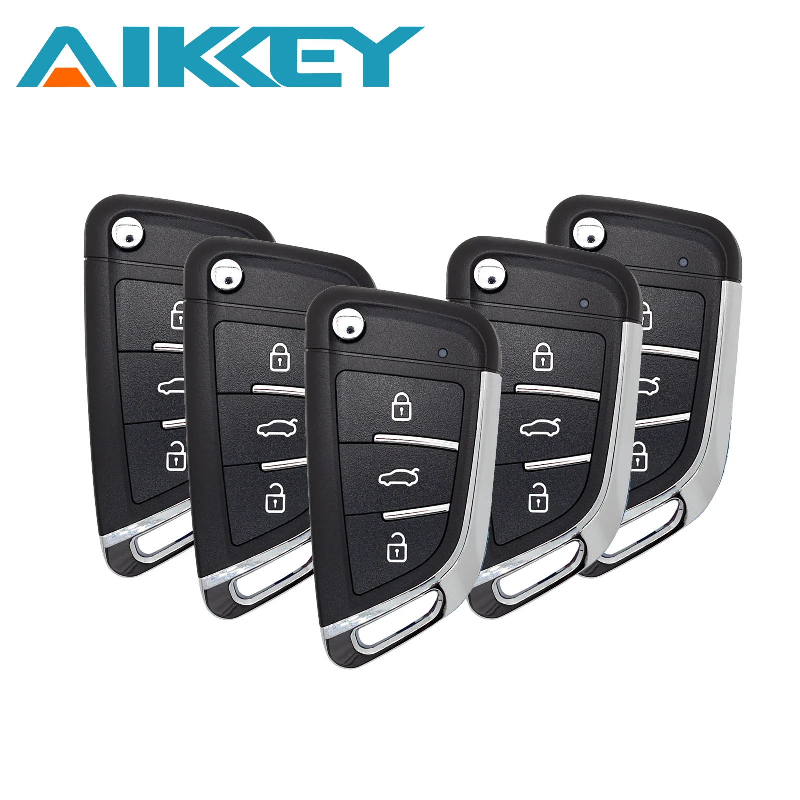 AIKKEY-K3-Universal-3-Bot-es-S-rie-B-Controle-Remoto-Car-Key-com-Chip ...