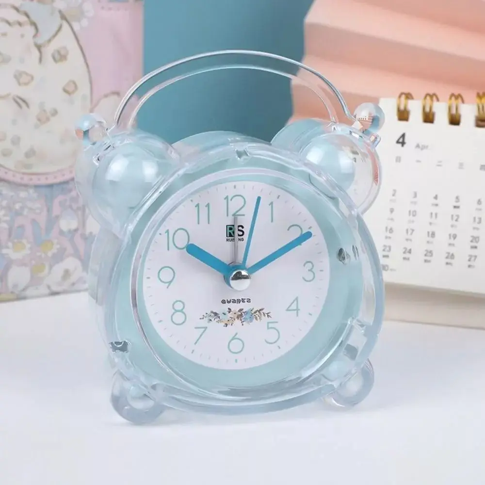 New Cute Luminous Alarm Clock Creative Silent Snooze Wake Up Clocks ...