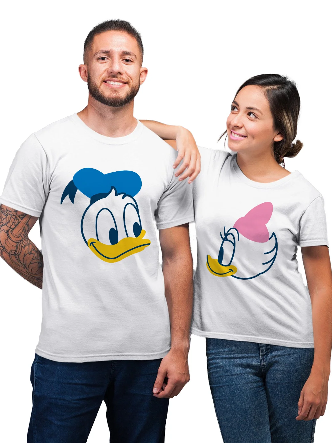 Daisy Duck And Donald Duck Couple Shirt