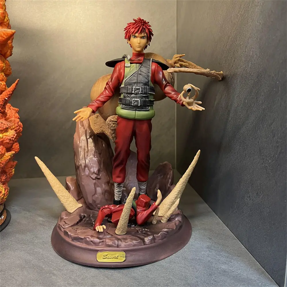 25cm Naruto Anime Dual Form Gaara Action Figure Pvc Collectible Model ...