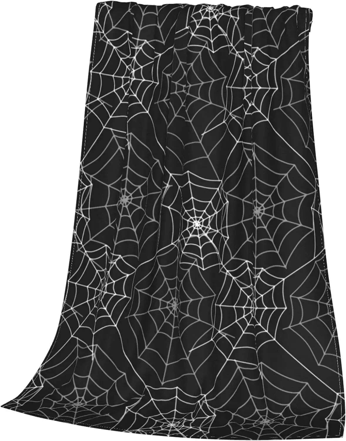 Spider-Cobweb-Spiderweb-Halloween-Goth-Pattern-Flannel-Fleece-Blanket ...