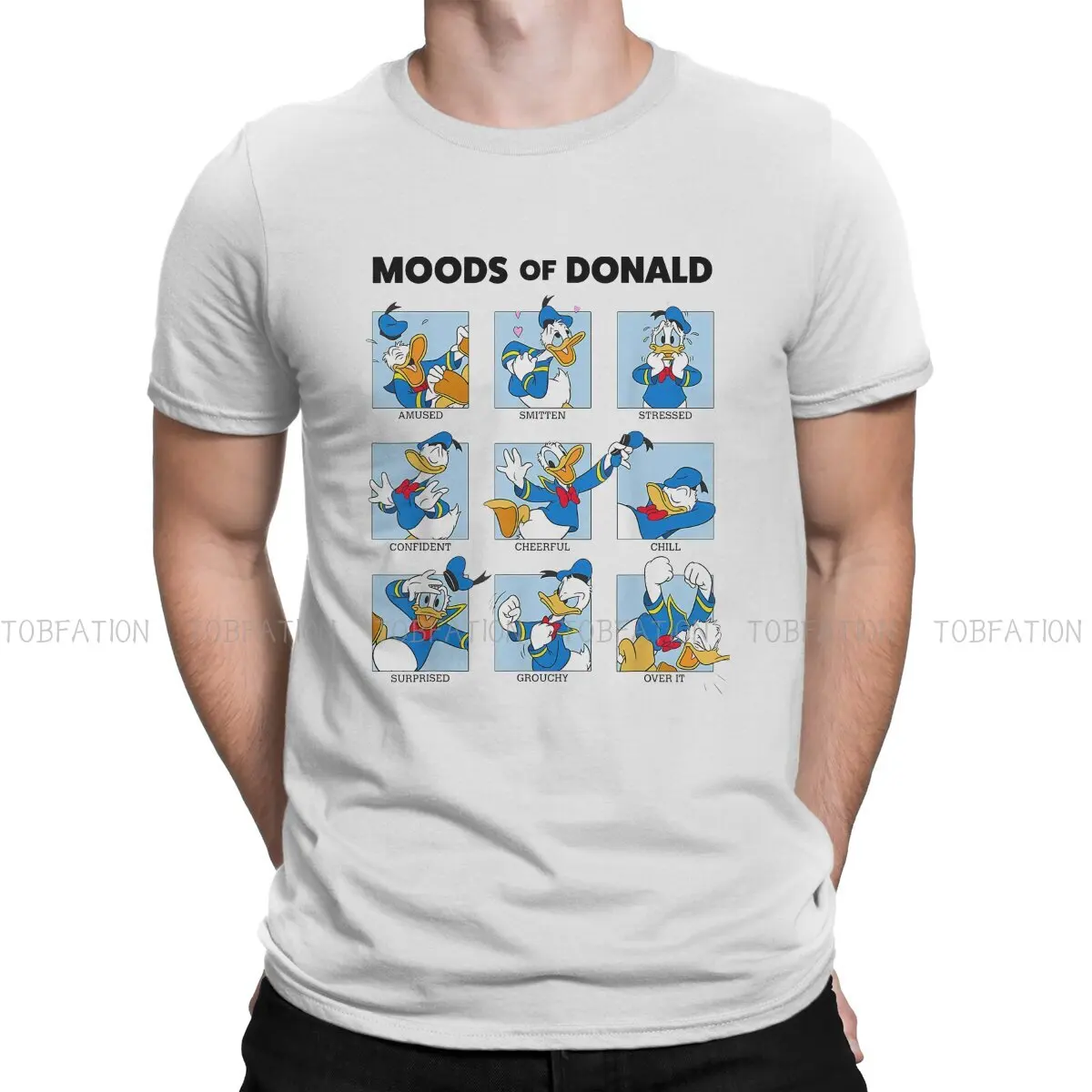 Moods-camiseta-para-hombre-ropa-de-dibujos-animados-de-pato-Donald-de ...