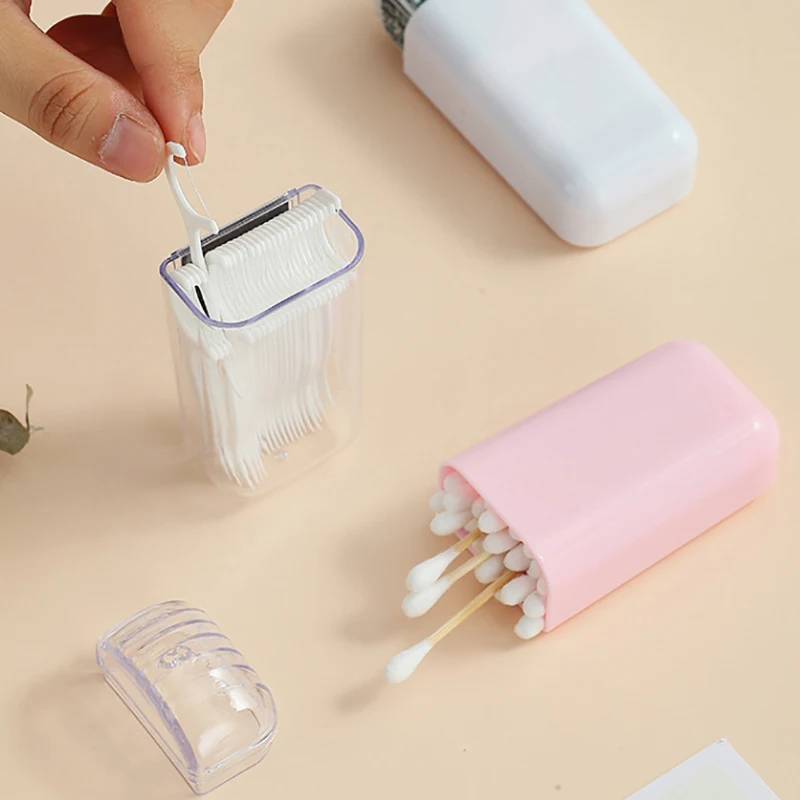 1PCS Dental Floss Hair Rope Storage Box Portable Storage Box Container ...