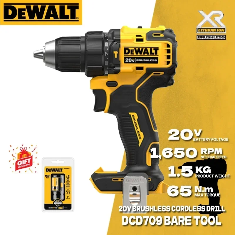 DEWALT-DCD709N-Cordless-Compact-Hammer-Impact-Drill-Driver-Hand ...