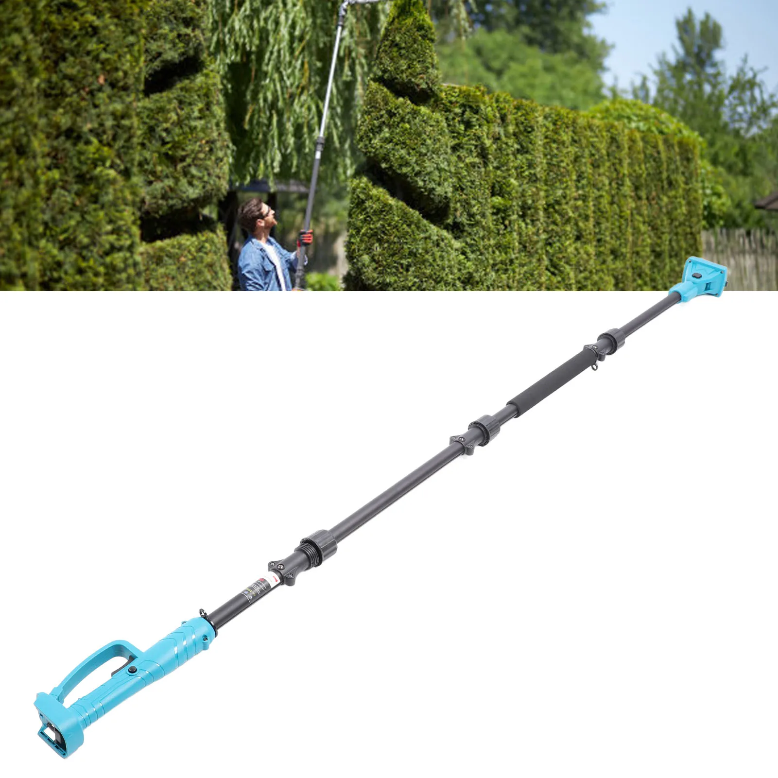 Electric Pruning Extension Pole High Branch Pruner Shears Telescoping ...