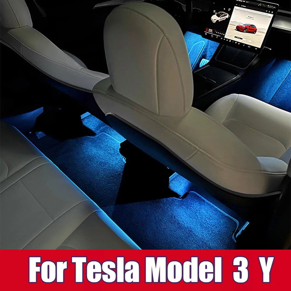 Car Footwell Lamp For Tesla Model 3 Y 2017 2018 2019 2020 2021 2022 ...