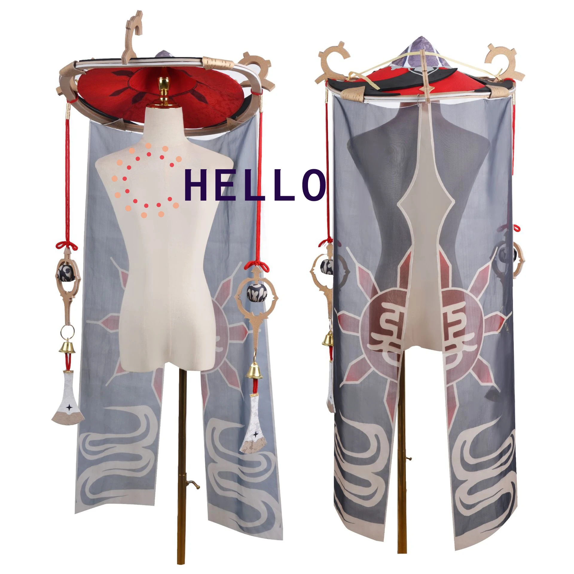 Genshin Impact Scaramouche sombreros Cosplay Scaramouche zapatos juegos ...