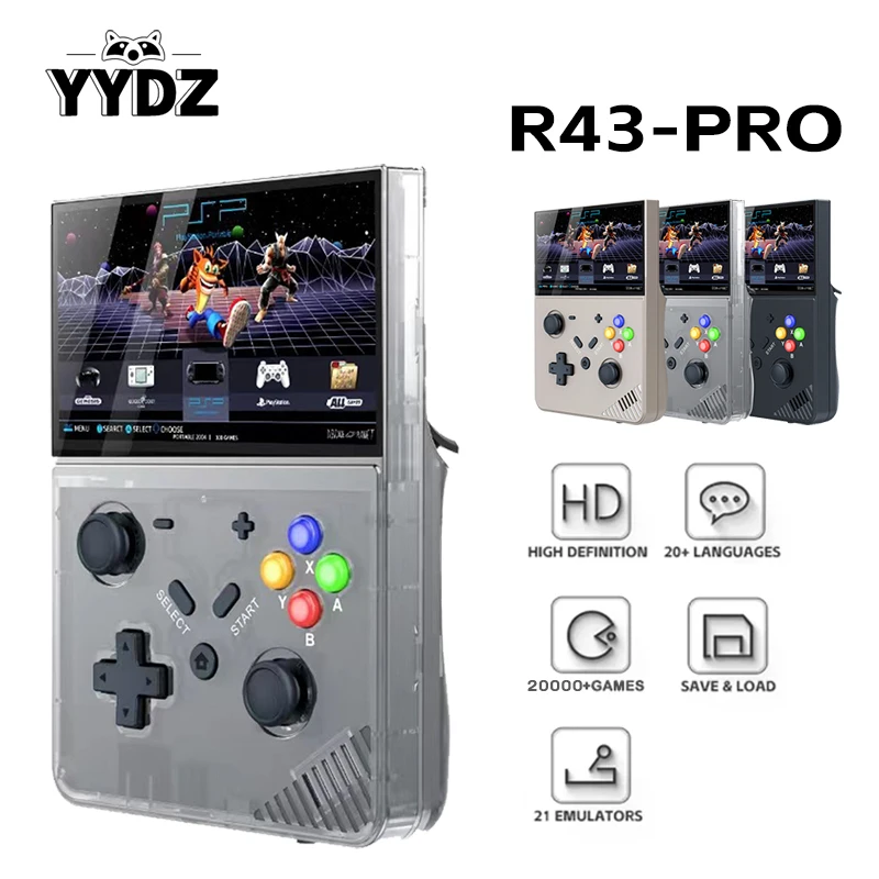 Consola-de-videojuegos-port-til-Retro-R43-Pro-pantalla-LED-HD-de-4-3 ...