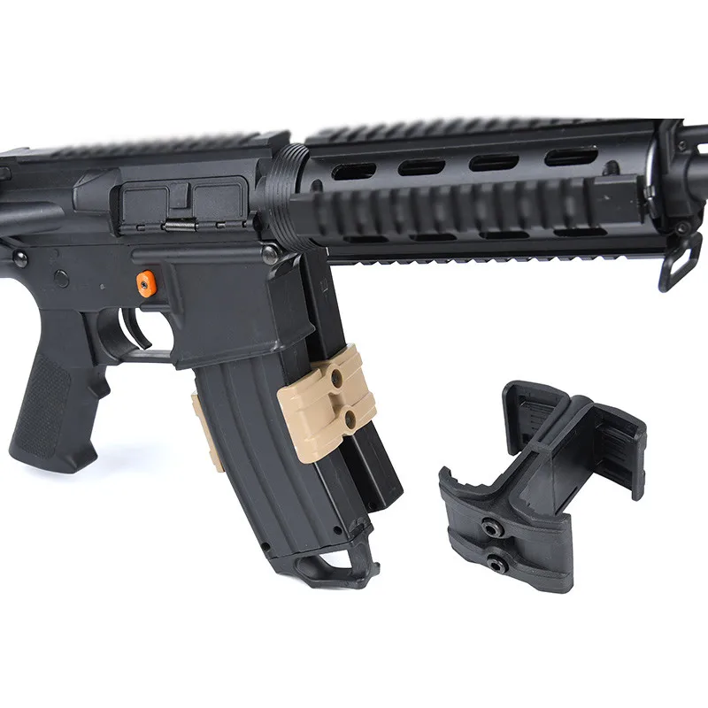 Tactical-Gun-Rifle-Dual-Magazine-Couple-Polyester-Clip-Connector-for-AK ...