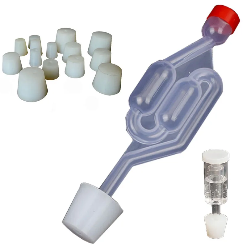 10pcs White Silicone Stopper Rubber Test Tube Plug Puncher Rubber Seal ...