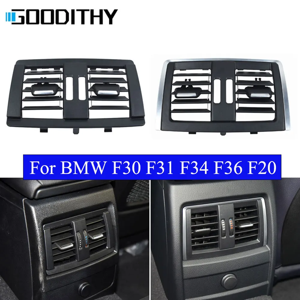 Car Rear Seat Air Conditioning AC Vent Grille Outlet Panel Cover For ...