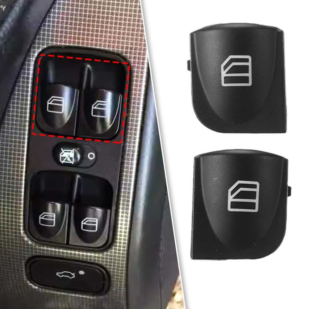 2PCS-Car-Window-Switch-Cover-For-Mercedes-Benz-W203-C-CLASS-C320-C230 ...