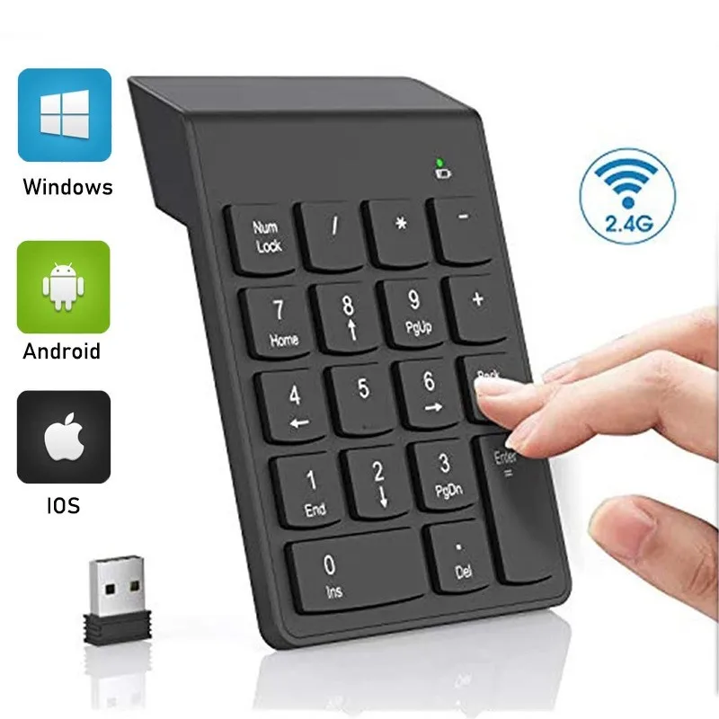 Bluetooth Keyboard Numeric Keypad | Bluetooth Keyboard Numeric Pad - Portable - Aliexpress