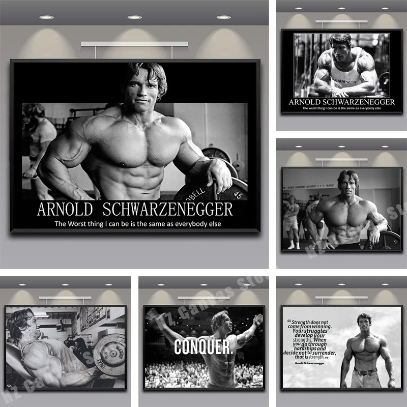 Arnold Schwarzenegger Bodybuilding Quotes Conquer