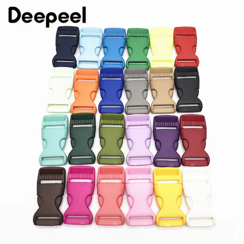 20-50Pcs-Plastic-Release-Buckle-15-30mm-Bag-Side-Clip-Clasp-Adjust ...