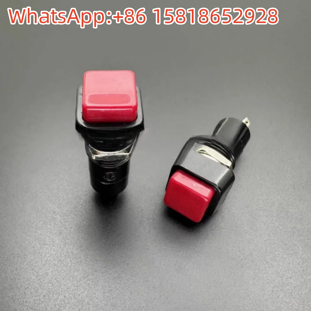 5pcs R13-23A Square Non-Locking Reset Push-Through Push-Through Button ...