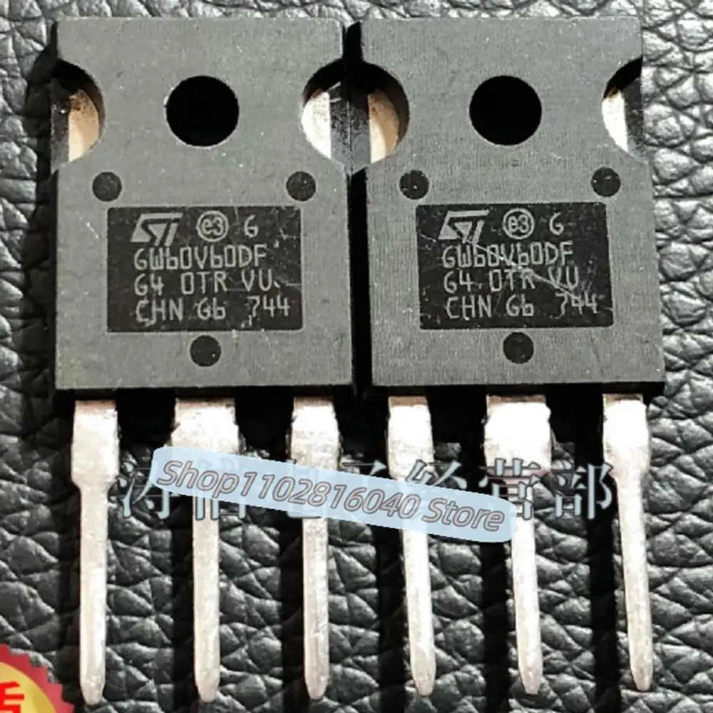 Lote de 10 unidades GW60V60DF STGW60V60DF TO-247 IGBT 600V 60A, punto Original importado de la ...
