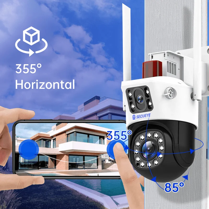 Dual-Picture-Dual-Lens-Outdoor-Wireless-No-Dead-Angle-Gun-Ball ...