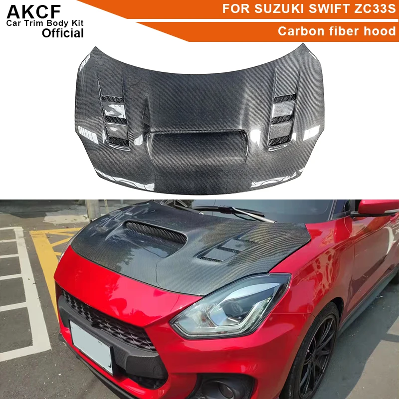 High Quality Carbon Fiber Hood For Suzuki Swift Zc33s Upgrade ...